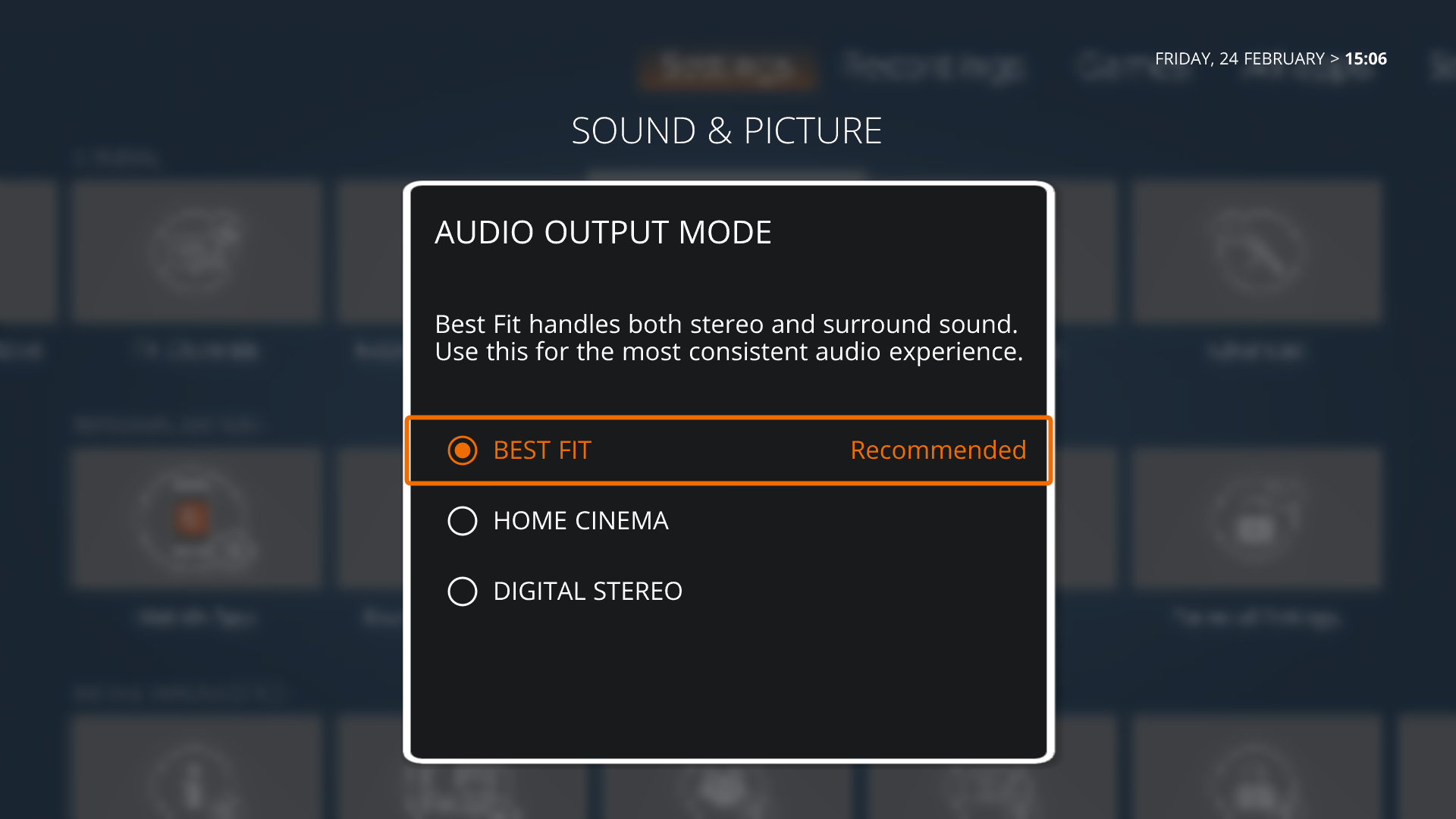Can I change the Audio Output Mode? – Netgem Support